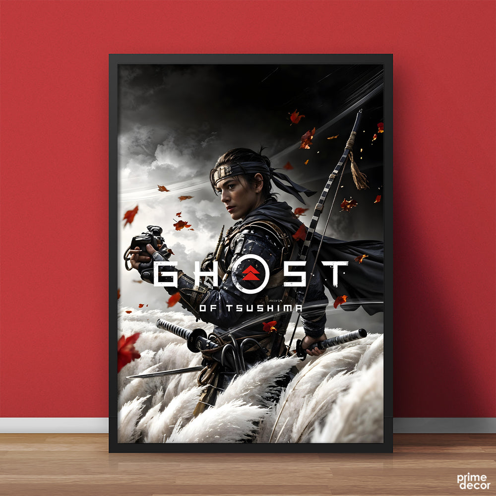 Vengeance in the Snow | The Ghost of Tsushima Jin Sakai | Poster Wall ...