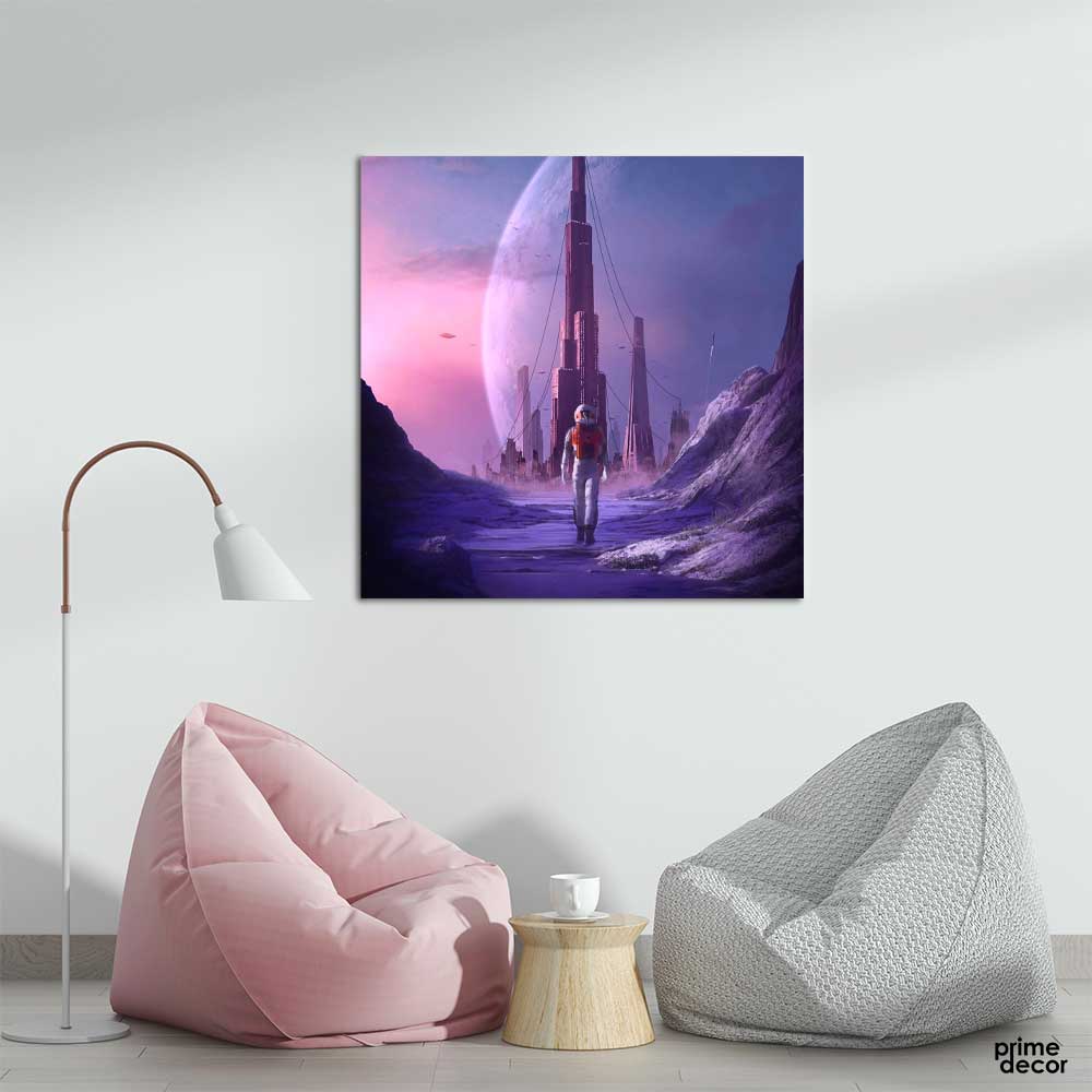 Science Fiction & Space (Square Panel) Space Wall Art– Prime Décor
