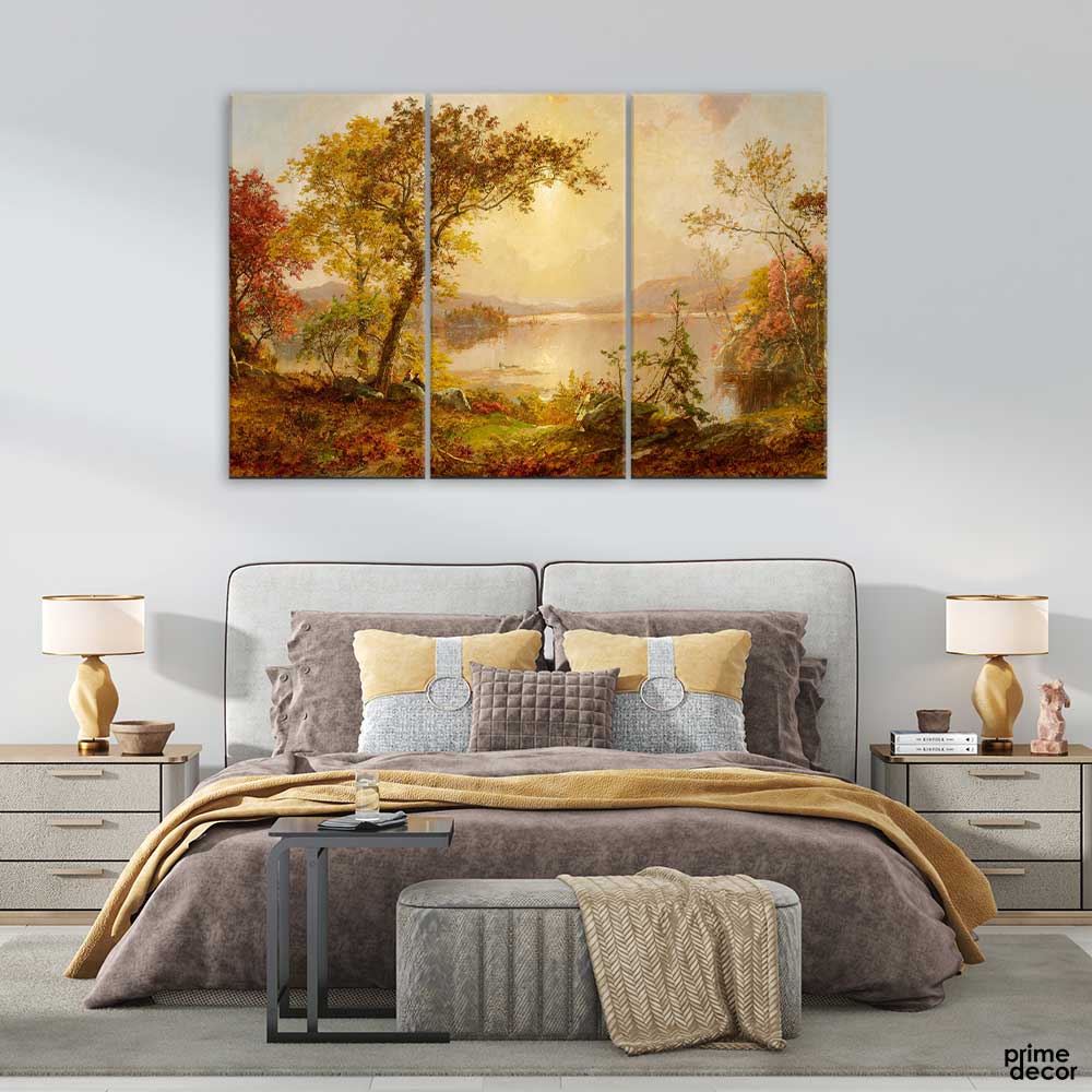 Greenwood Forest Painting (3 Panel) | Nature Wall Art– Prime Décor