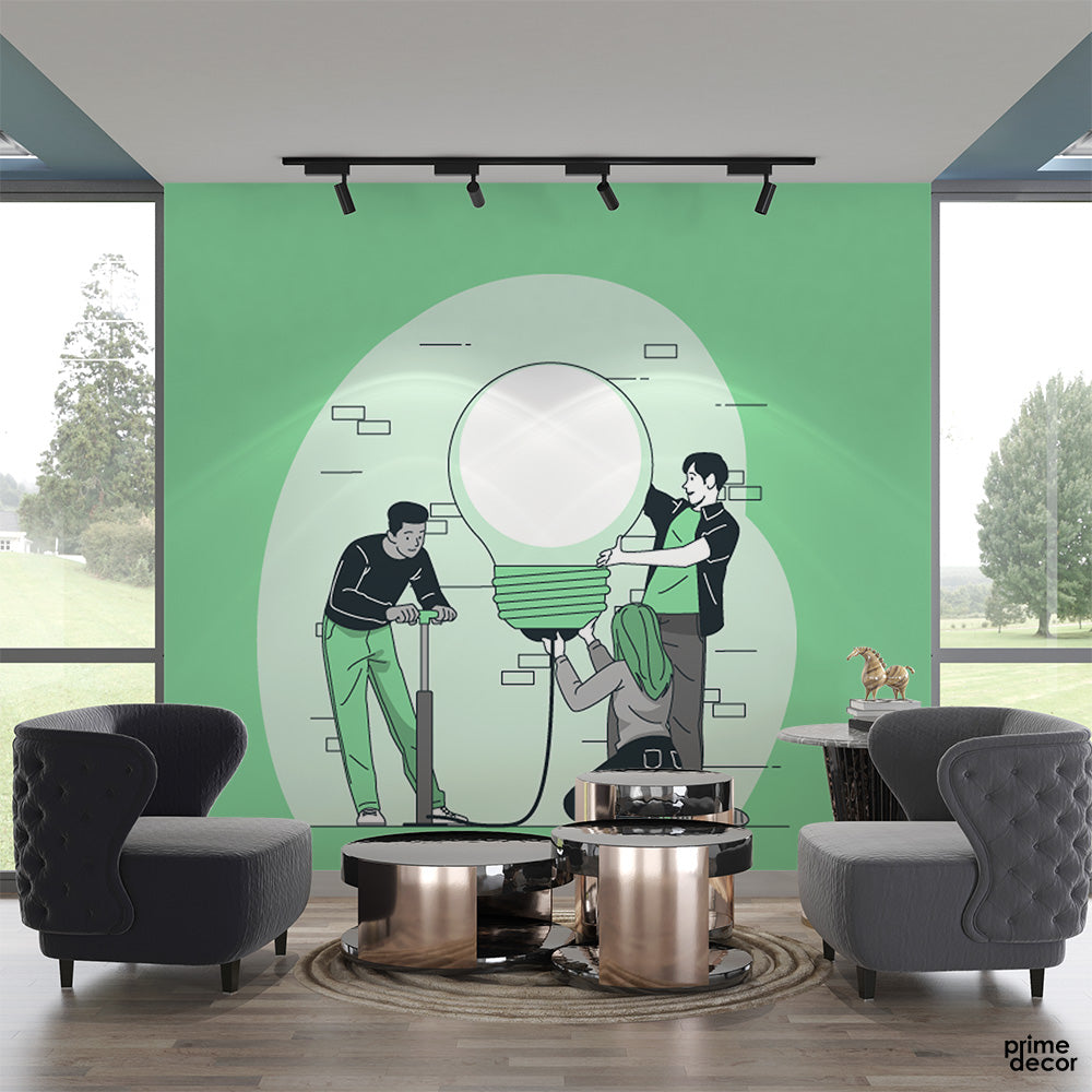 Business Creative Team | Office Wallpaper Mural – Prime Décor