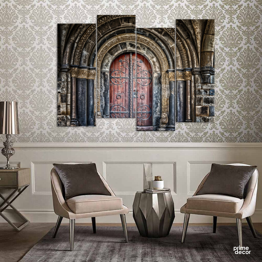 Portal Door Entrance (4 Panel) | Landscape Wall Art– Prime Décor