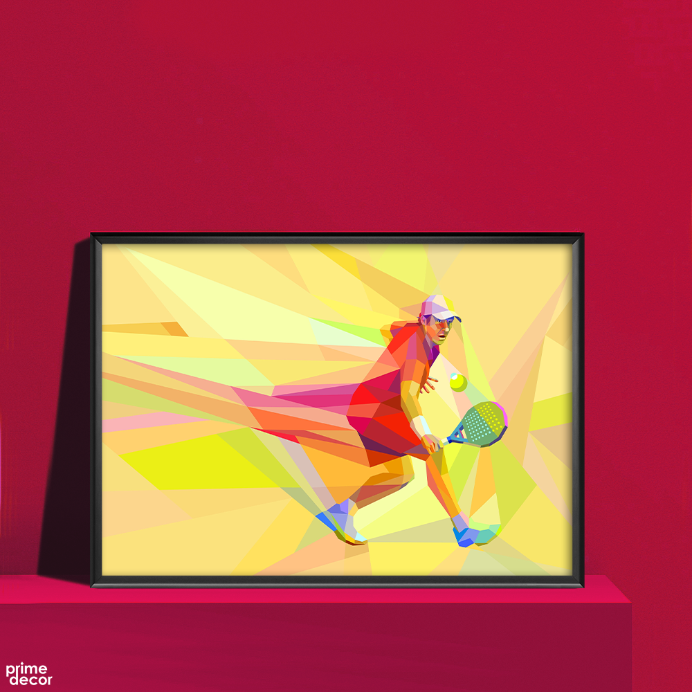 Tennis Abstract Art | Sports Poster Wall Art– Prime Décor