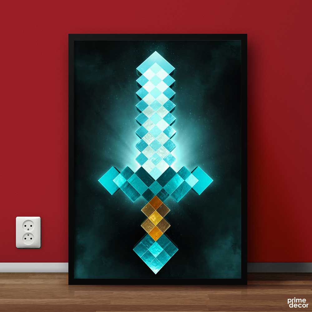 MineCraft Tool | Video Game Poster Wall Art – Prime Décor