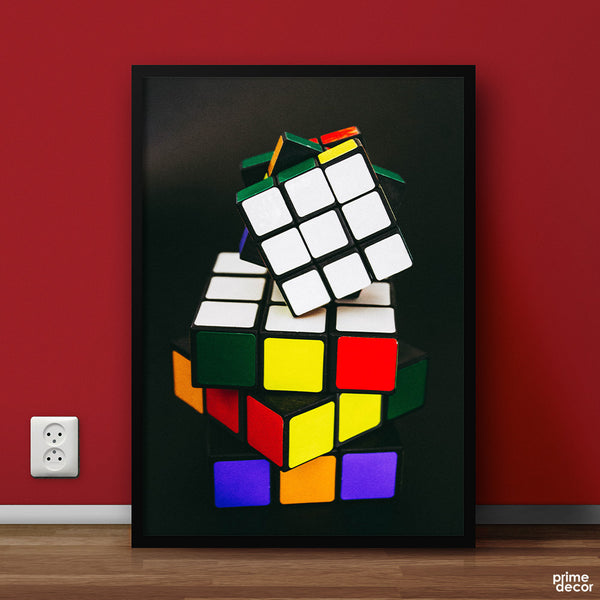 Rubiks Cube | Game Poster Wall Art – Prime Décor