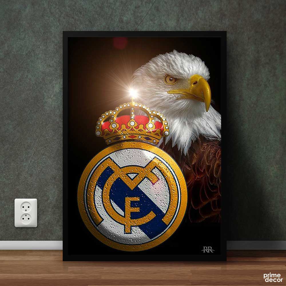 Eagle with CF Crown | Sports Poster Wall Art– Prime Décor