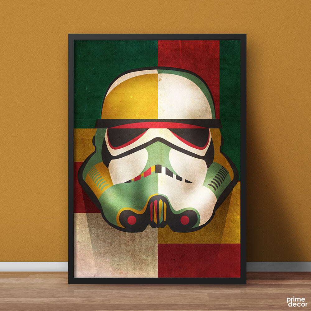Colorful Stormtrooper Fanart Star Wars | Movie Poster Wall Art – Prime ...
