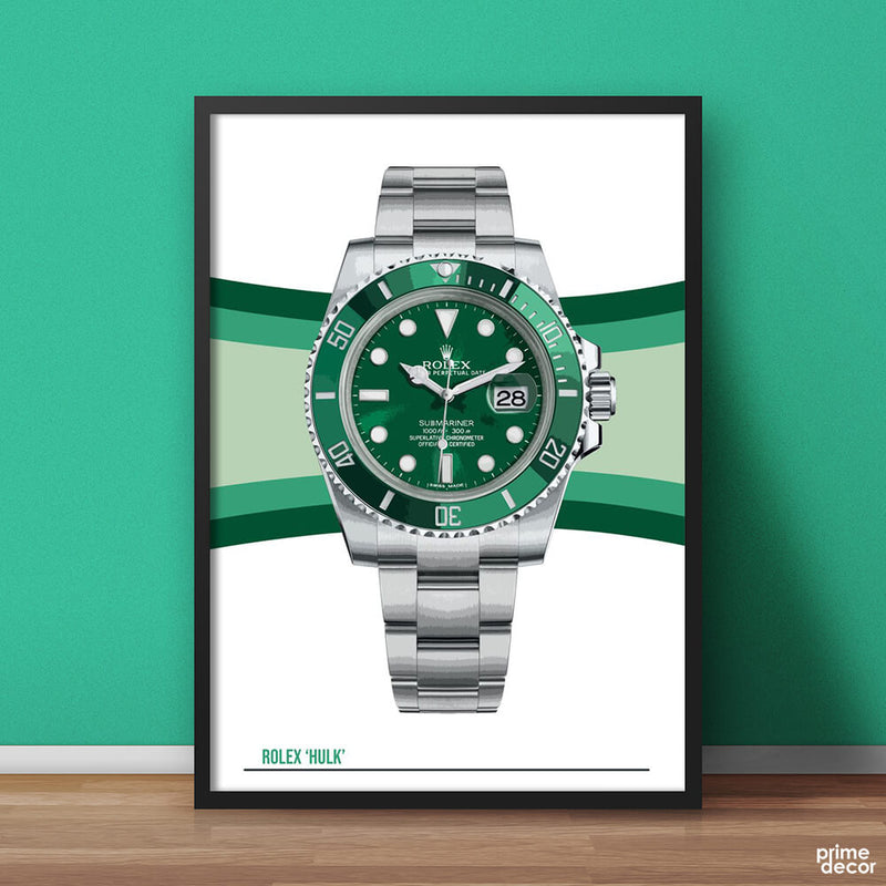 Rolex Submariner Hulk | Success Poster Wall Art – Prime Décor