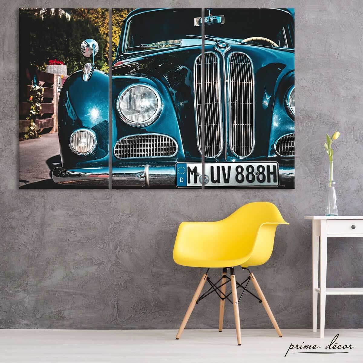 Vintage BMW Model (3 Panel) Car Wall Art – Prime Décor